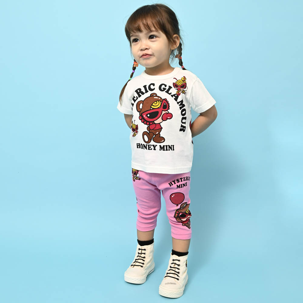 Hysteric Mini Direct Web MY FIRST HYSTERIC TEDDY&LITTLE BEE 7分丈レギンス(110cm ブラック): MFHマイファースト ...