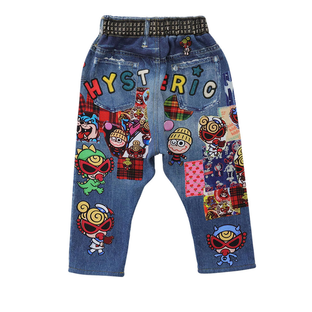 Hysteric Mini Direct Web MY FIRST HYSTERIC Like a denim Viscotex CRAZY PATCHWORK 裏毛パンツ(130cm ...