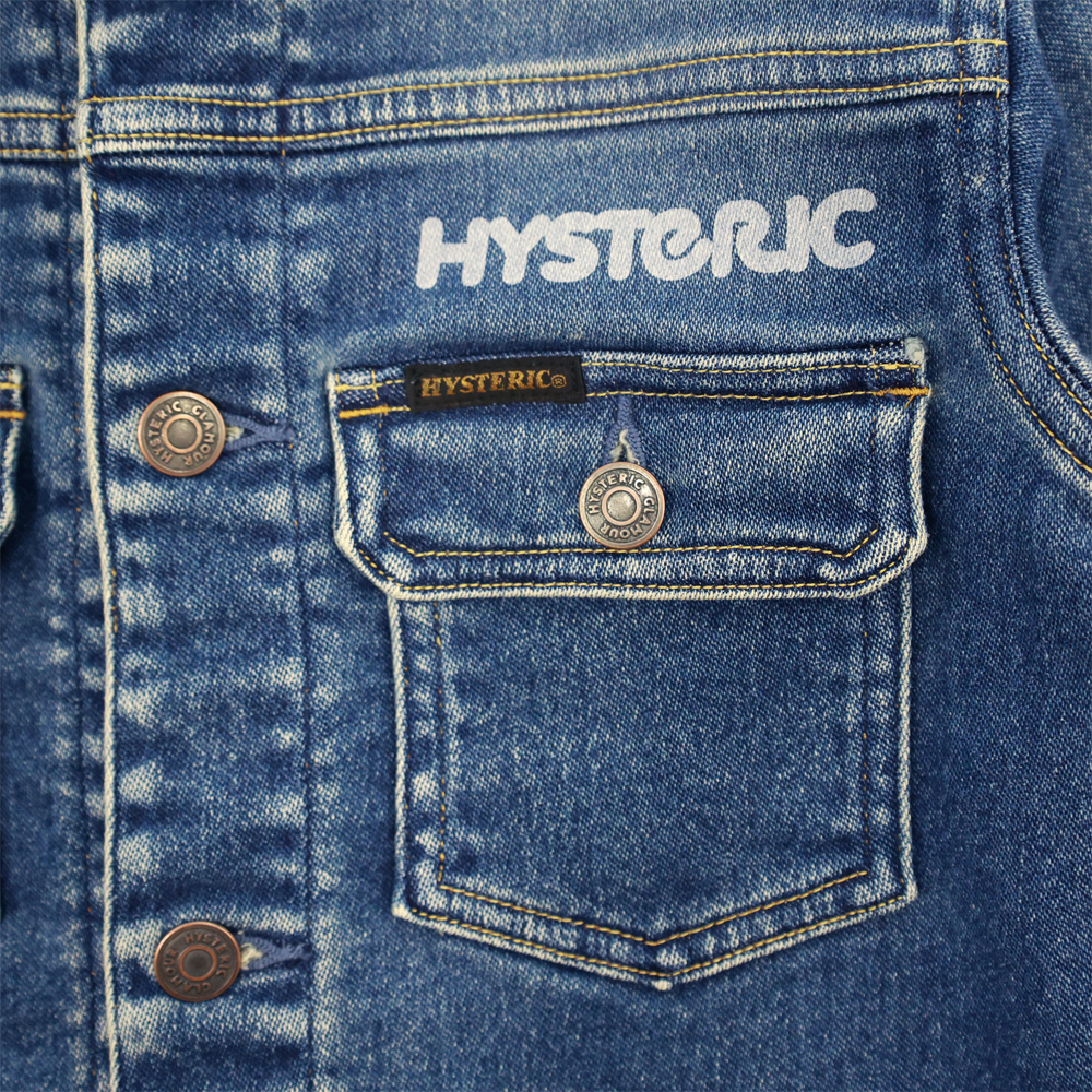 Hysteric Mini Direct Web HystericMini ニットデニム ジャケット(105cm インディゴ): HYSヒスミニ- Official Online Store