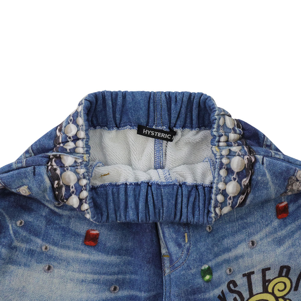 Hysteric Mini Direct Web [予約対象商品]Hystericmini JEWELRY ANGEL MINI Viscotex Like a denim(140cm ...