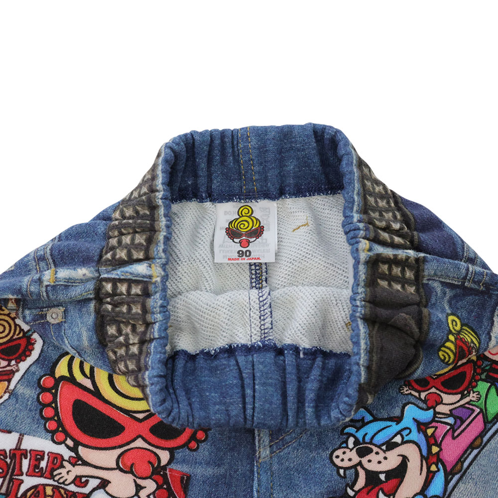 Hysteric Mini Direct Web MY FIRST HYSTERIC Like a denim Viscotex CRAZY PATCHWORK 裏毛パンツ(130cm ...